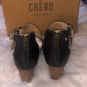Crevo | Shoes | Crvo Tallulah Leather Heeled Sandals | Poshmark